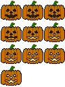 Halloween sprite combo 2 by Ordinary Bird Art
