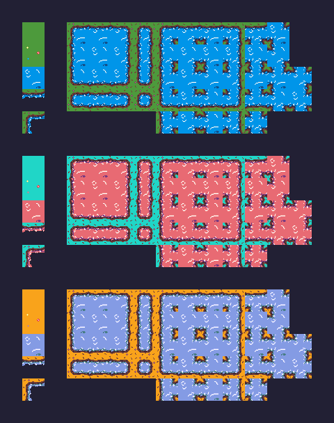 Simple Pixel Art Tileset | 3 Biomes | Top-Down by LeDesagreable