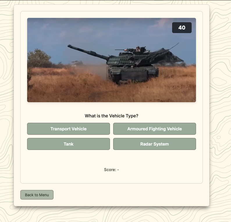 Armoured Fighting Vehicle Flashcards AFVid.app by akton89