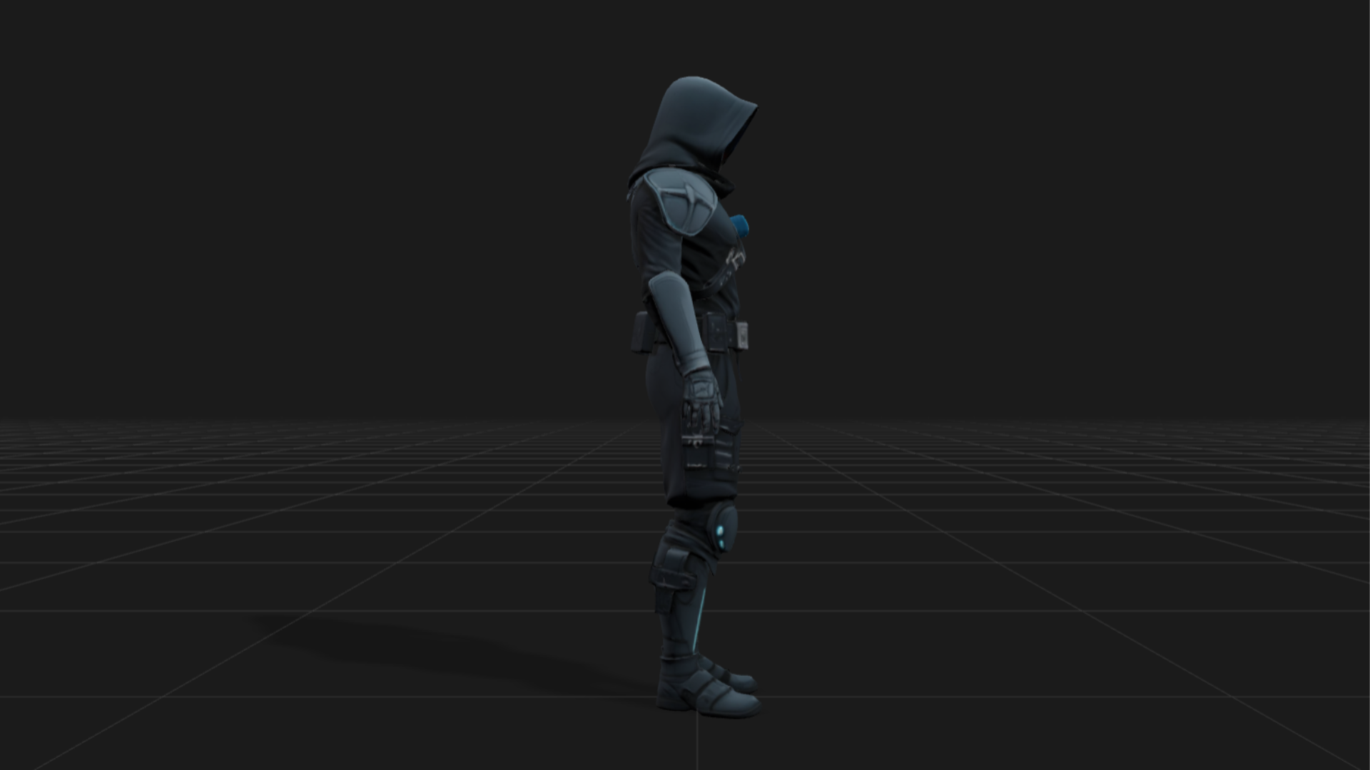 Cyber Ninja Character by LOKALGAMEDEV
