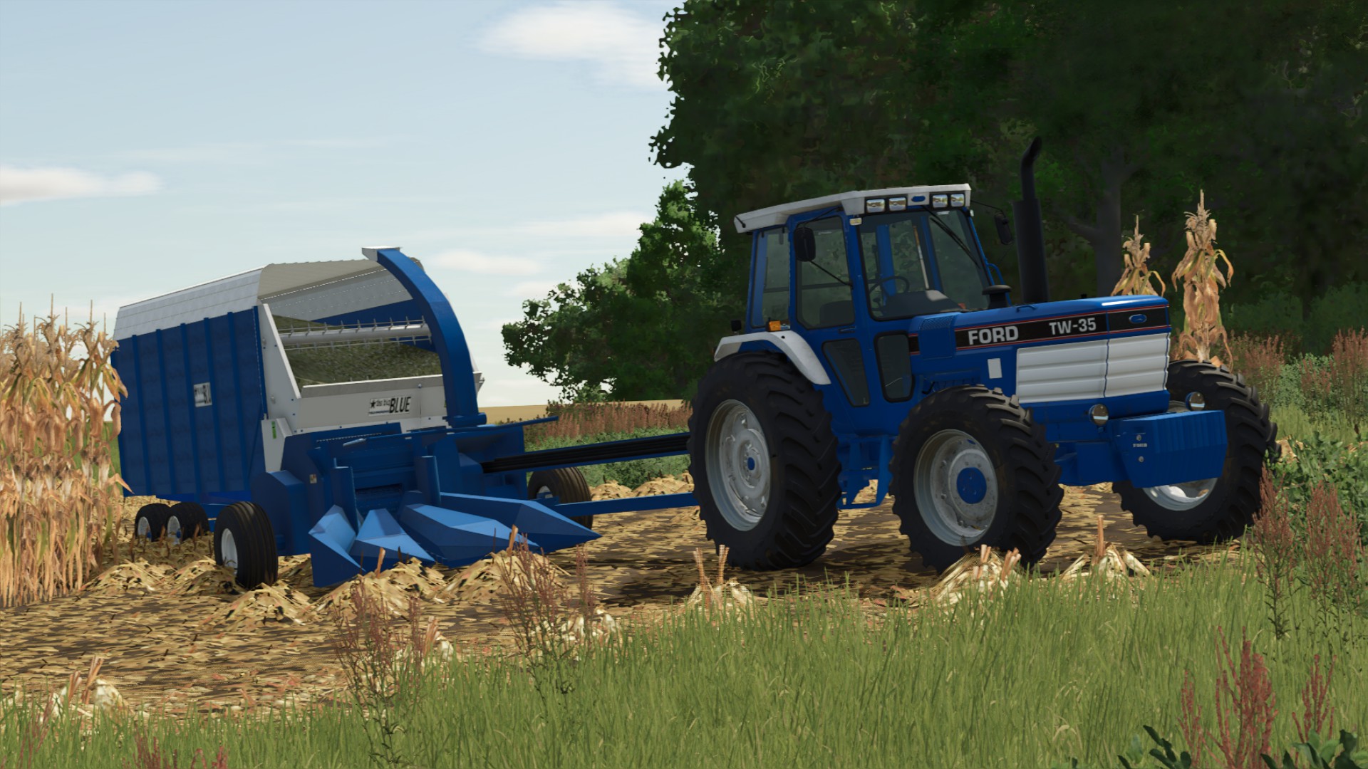 FS25 Ford 672 Chopper by Outpost Dairy