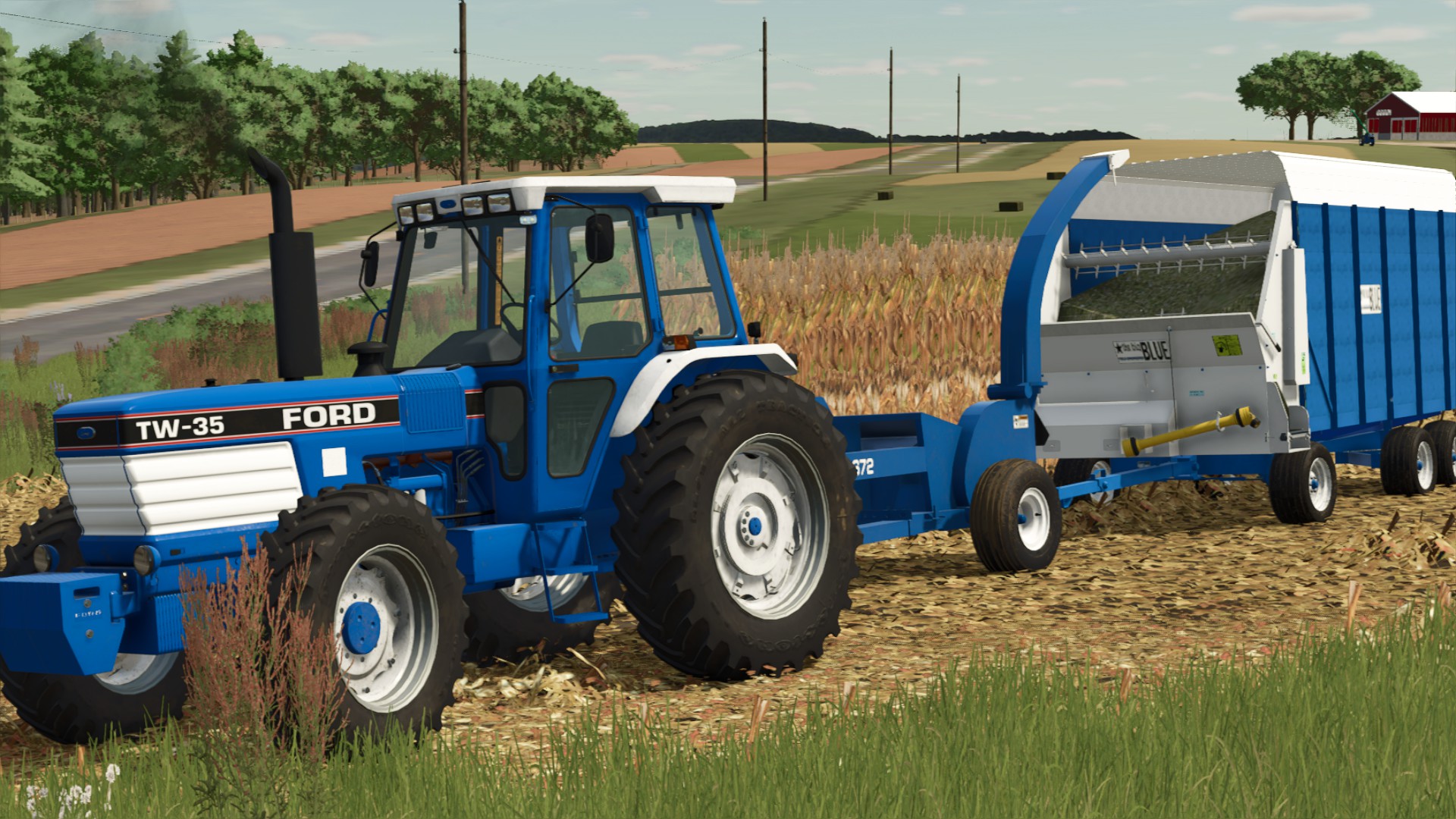 FS25 Ford 672 Chopper by Outpost Dairy