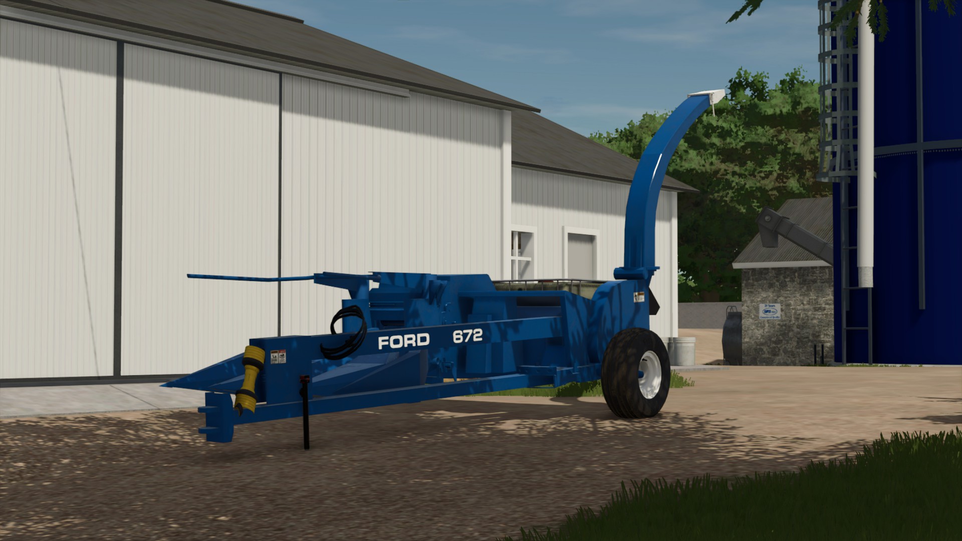 FS25 Ford 672 Chopper by Outpost Dairy