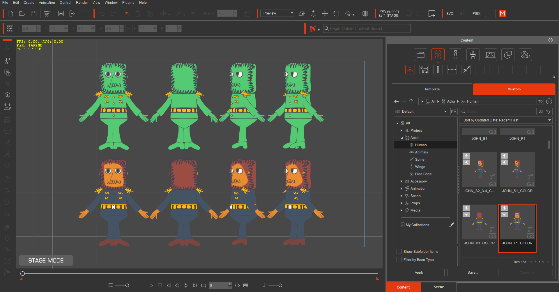 John – Character for Cartoon Animator 5 by blaosquirrel