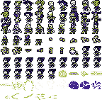 DBZ Game Boy Assets by DarkCybernetics