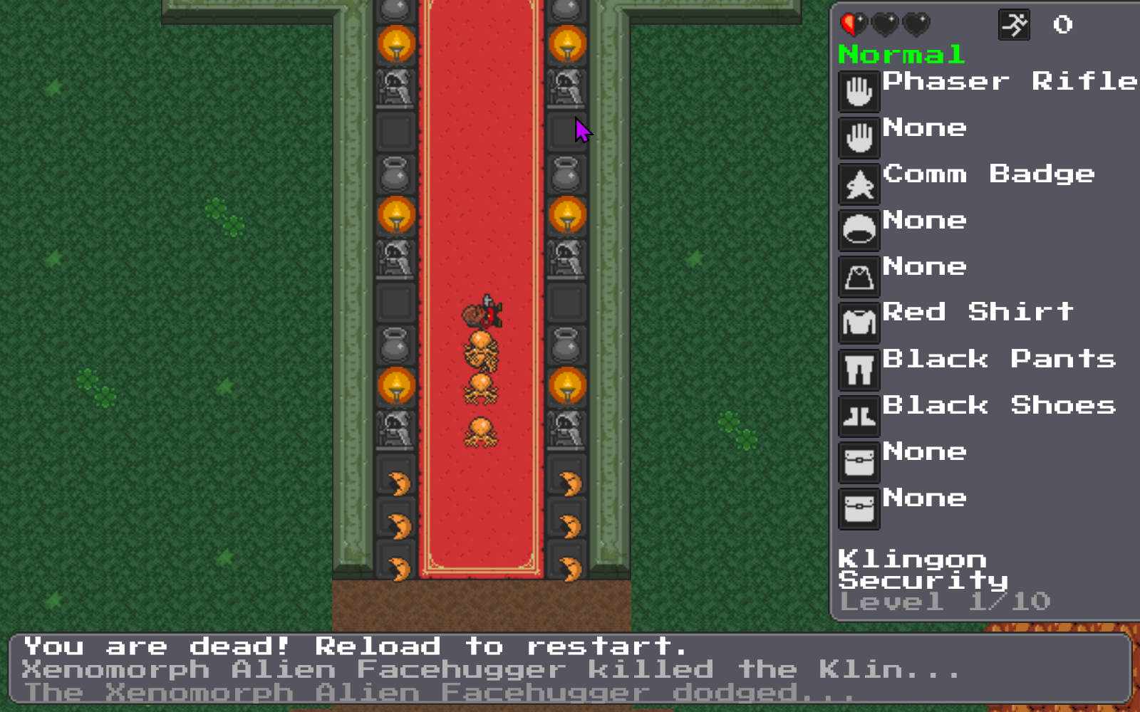 Rate Redshirt Roguelike by Matt Van Der Westhuizen for Made With Defold ...