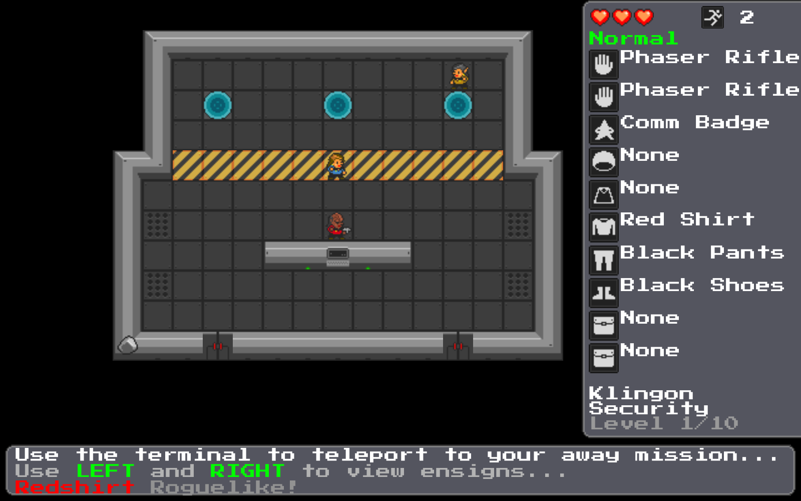 Rate Redshirt Roguelike by Matt Van Der Westhuizen for Made With Defold ...