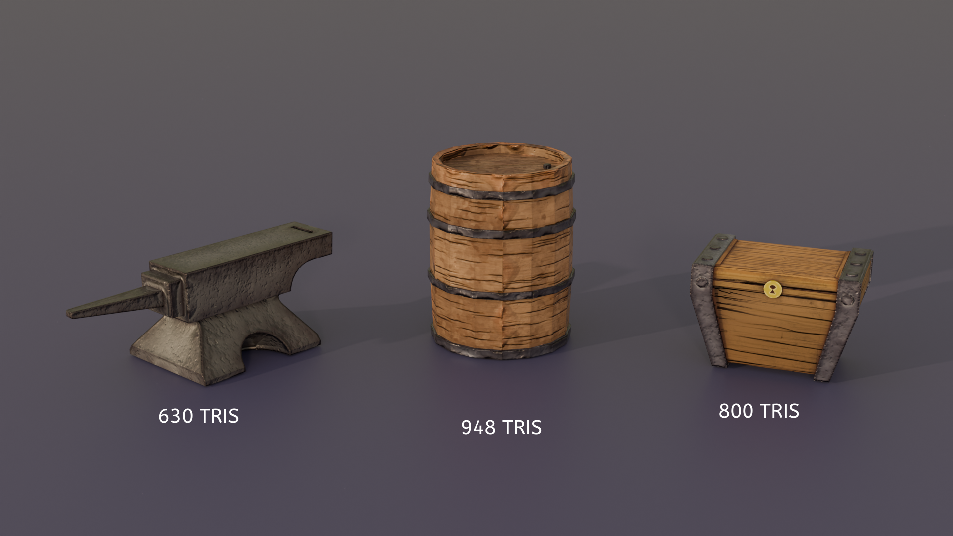 3D Medieval Stylized Props by AdobeMano