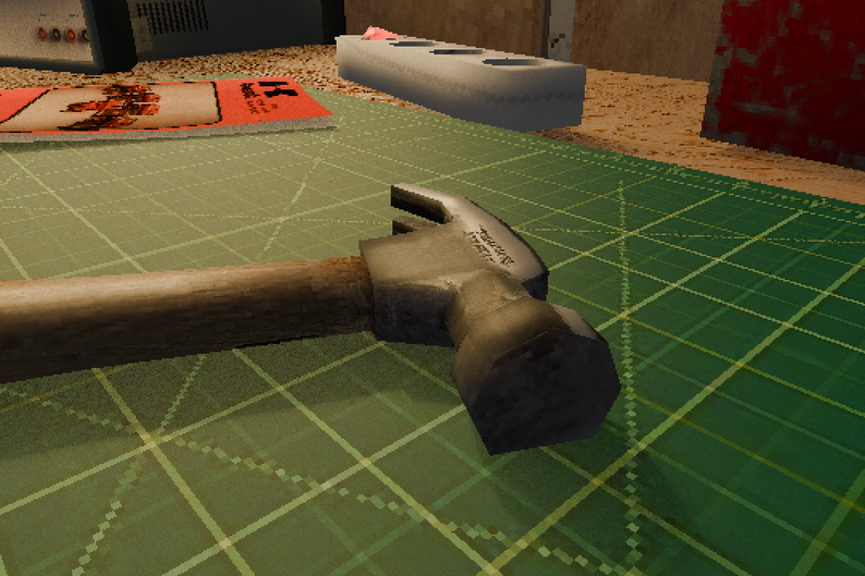 PS1/PSX hammer asset by Shayno