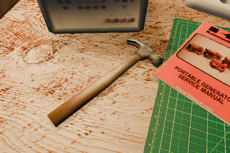 PS1/PSX hammer asset by Shayno