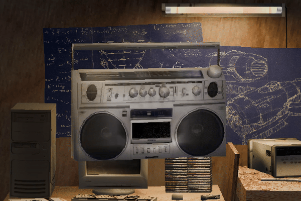 PS1/PSX boombox asset by Shayno