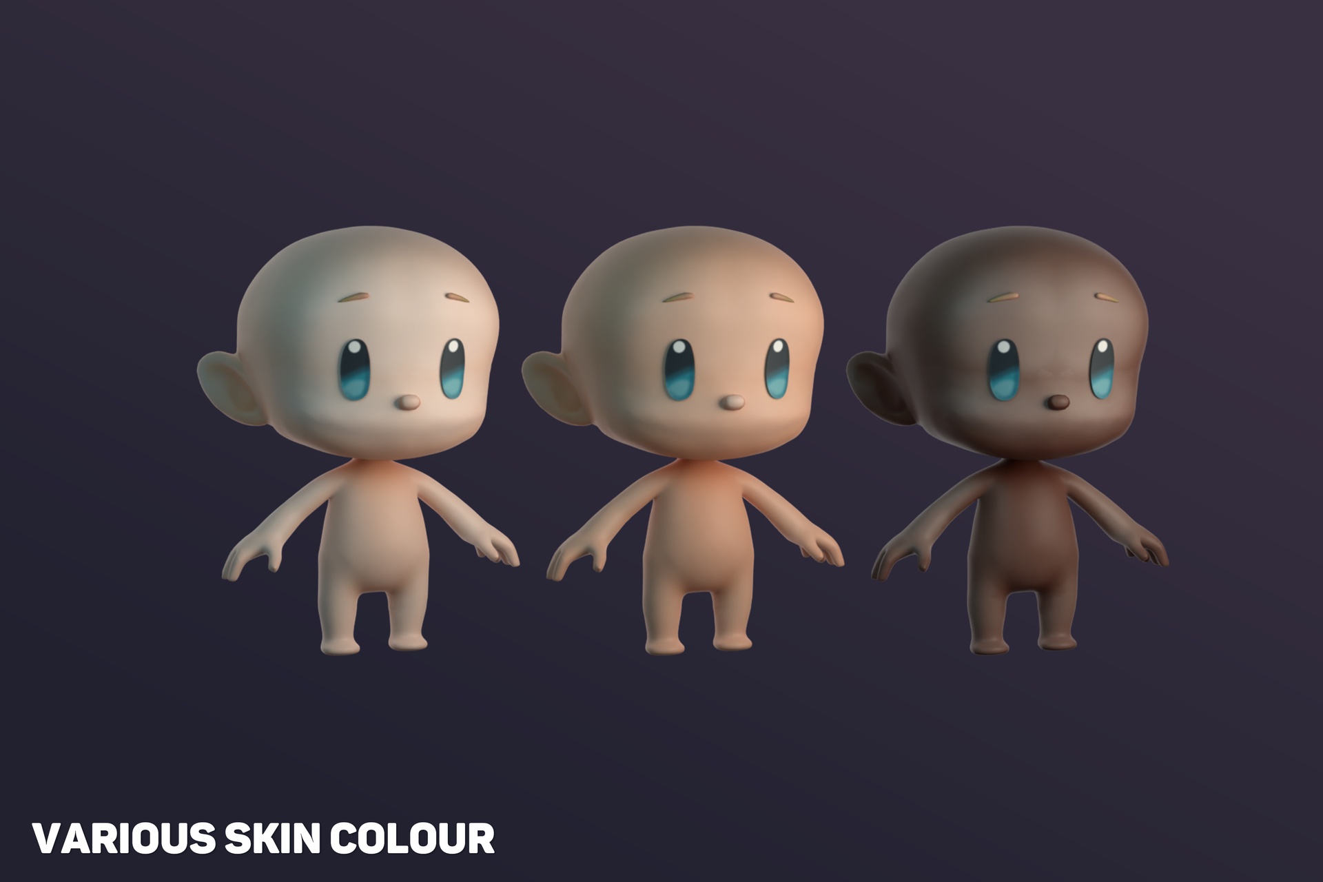 Modular Cute Fantasy Character Pack #1 by Sema Game Studio