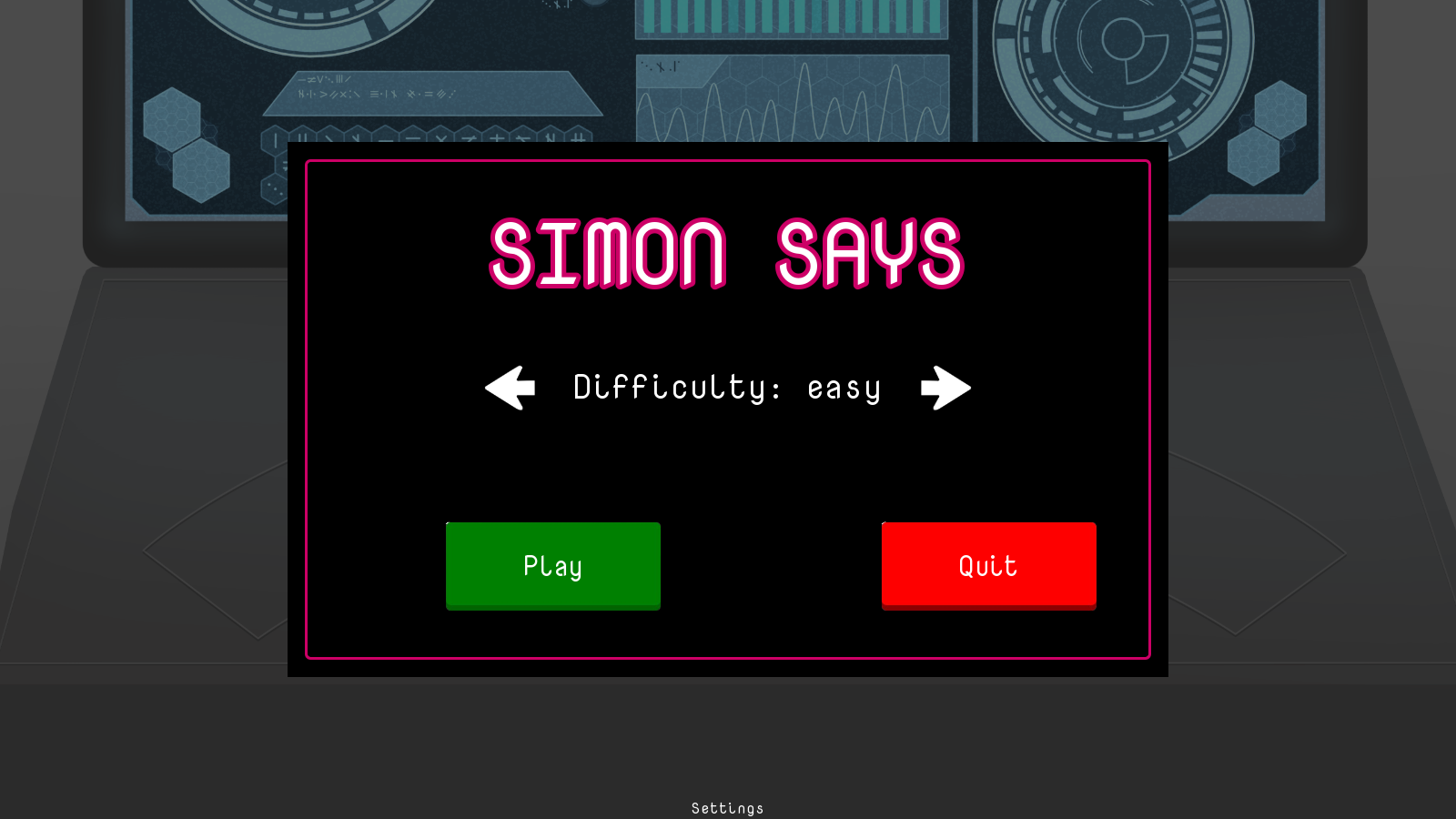 Simon Says Mini-game (Colored Buttons Pattern Game) by NANA Games