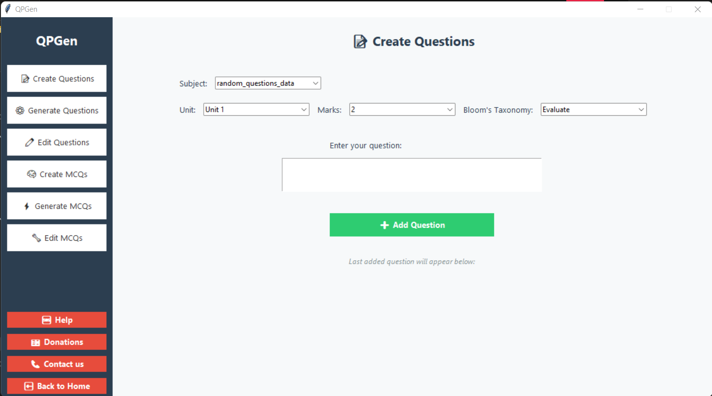 Question paper generator by wisemoon