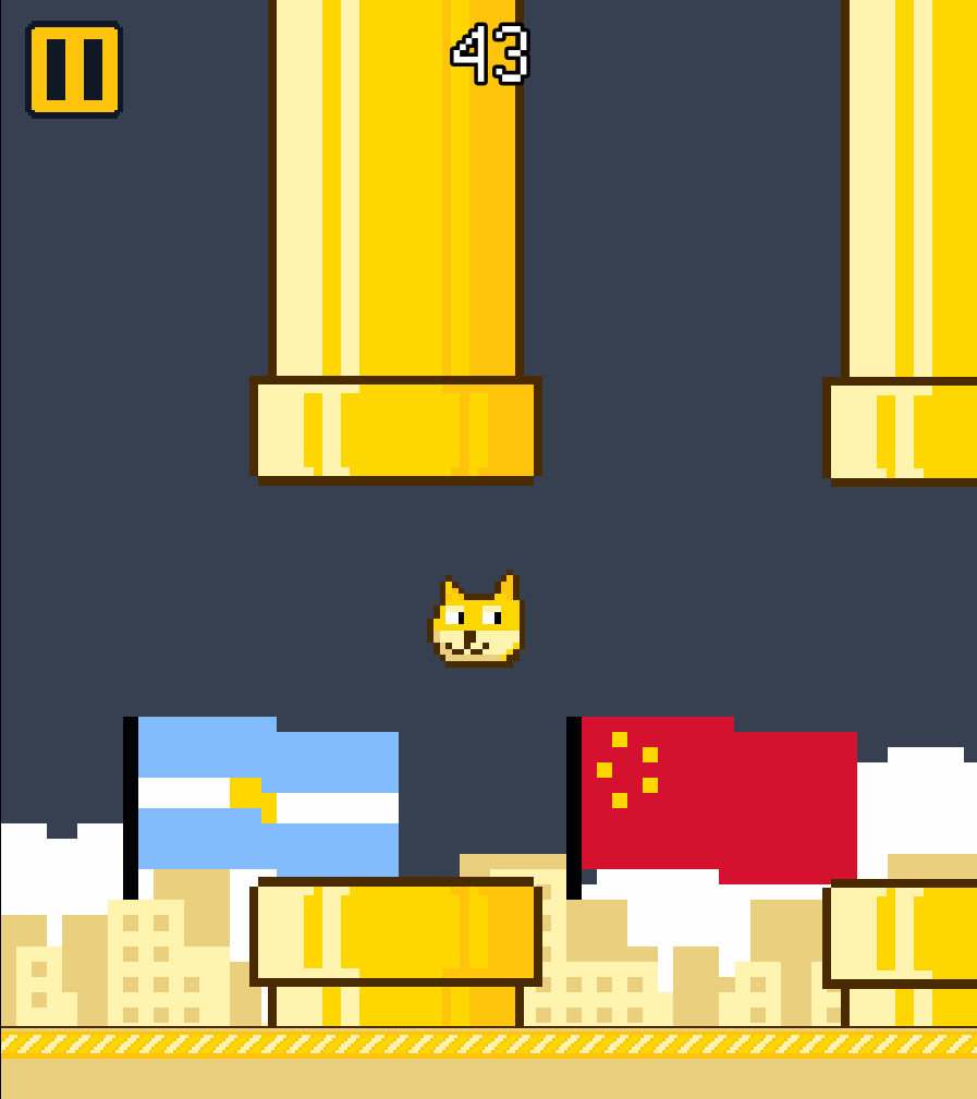 Flappy WeChat Doge by Some1wHeadphones