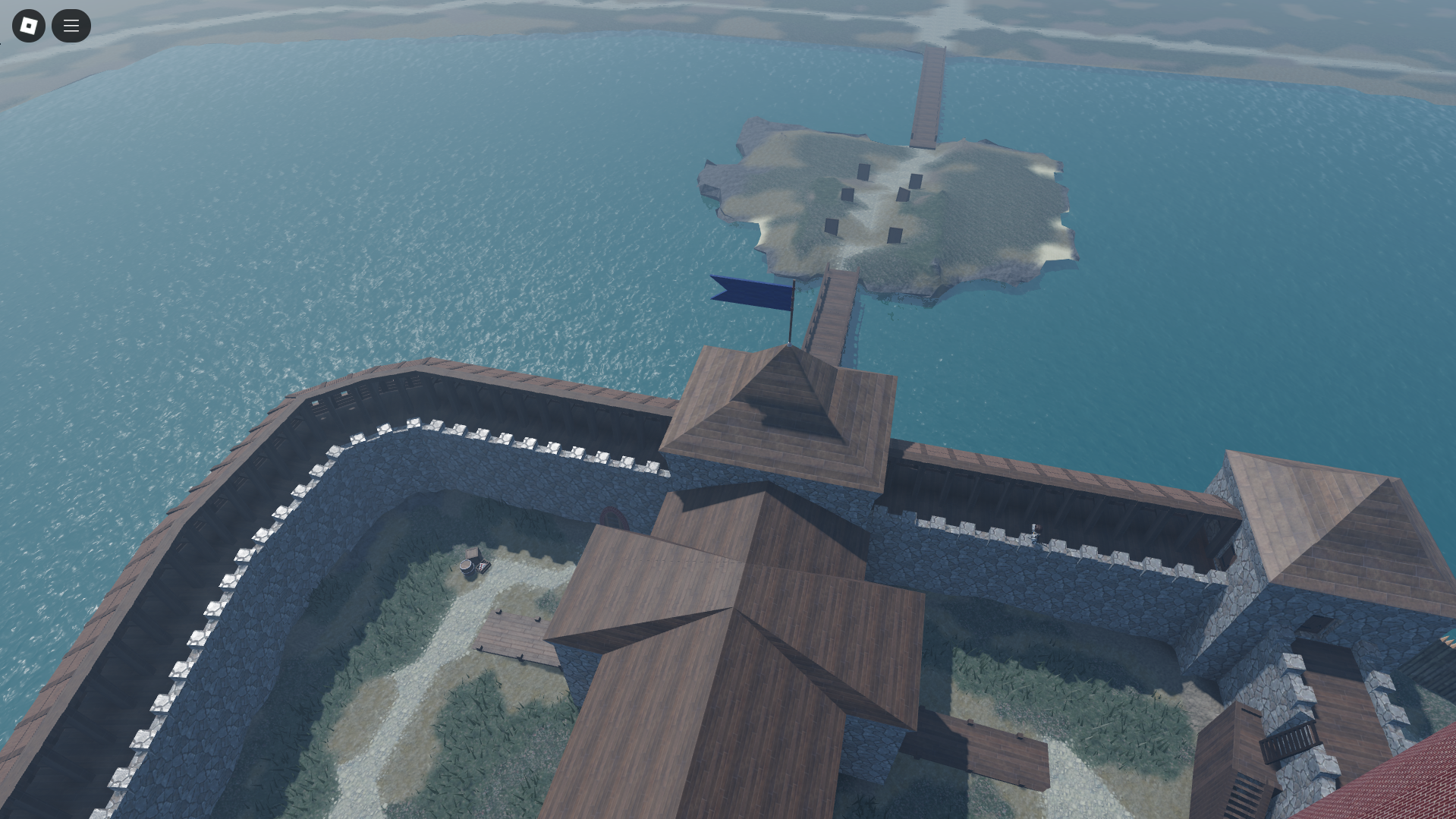 1300s Medieval Castle – Stunning Island Fortress by kwstudio.org