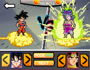 Dragon Ball Z: 2D Pixel Fight! Beginner Edition by notSanss