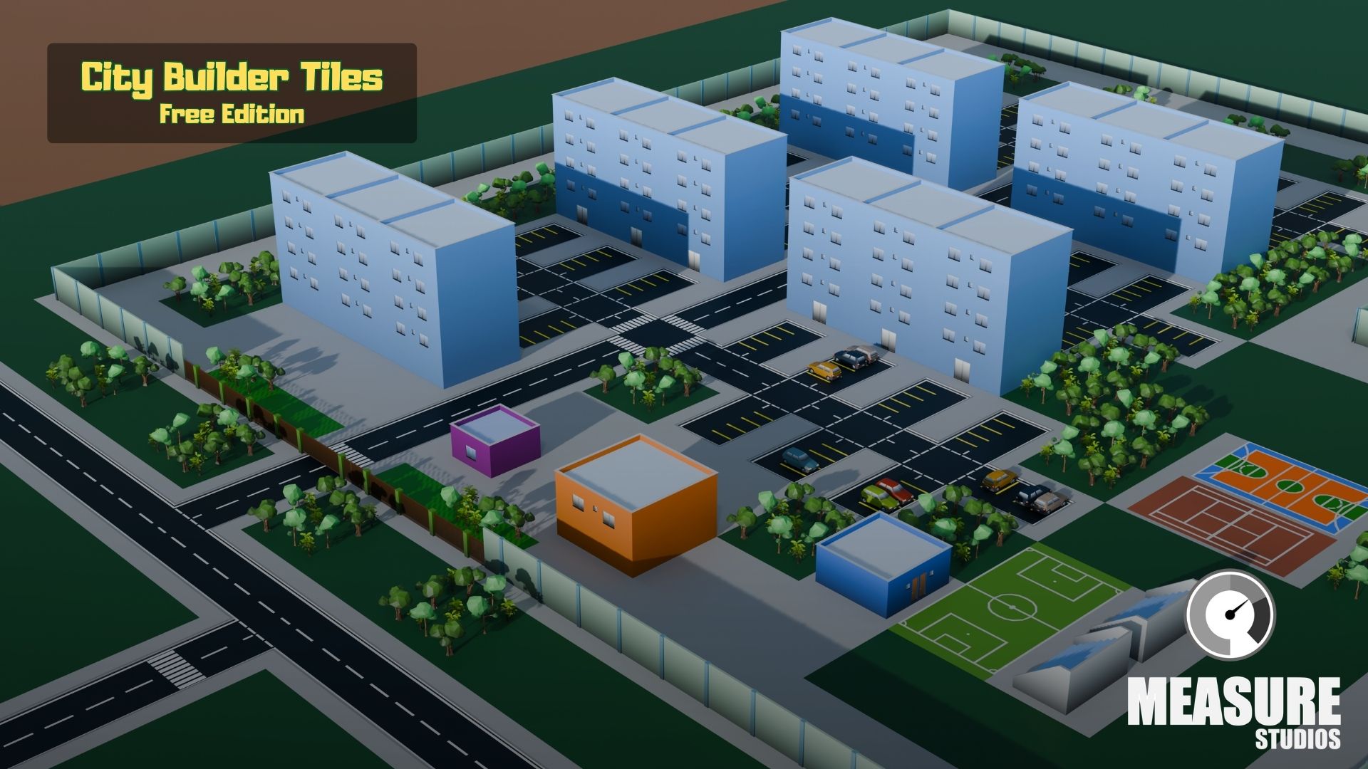 City Builder Free Tiles by Measure Studios