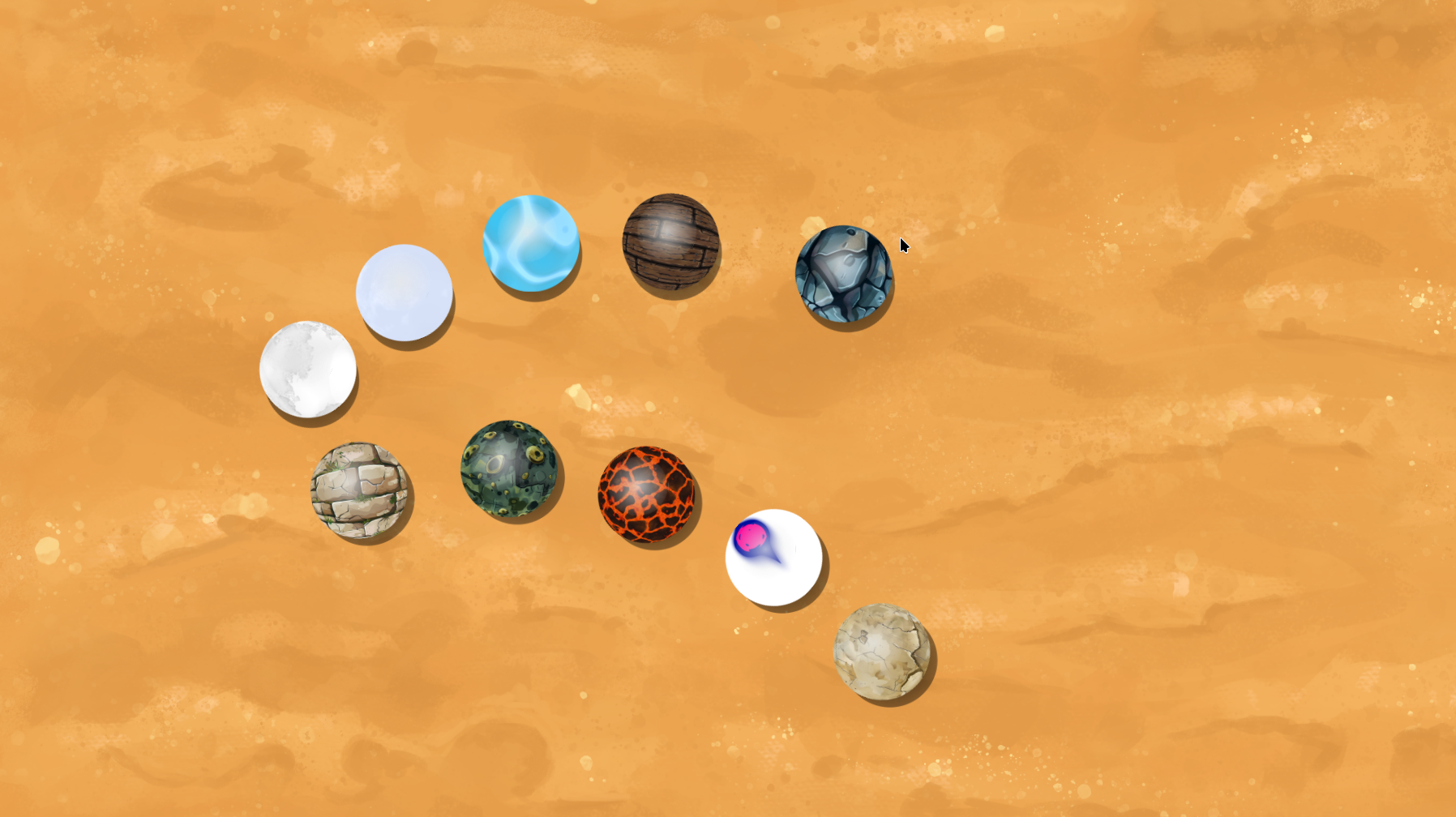 2d Spheres/Marbles/Balls with Rotation Animation Asset by Biim_Games