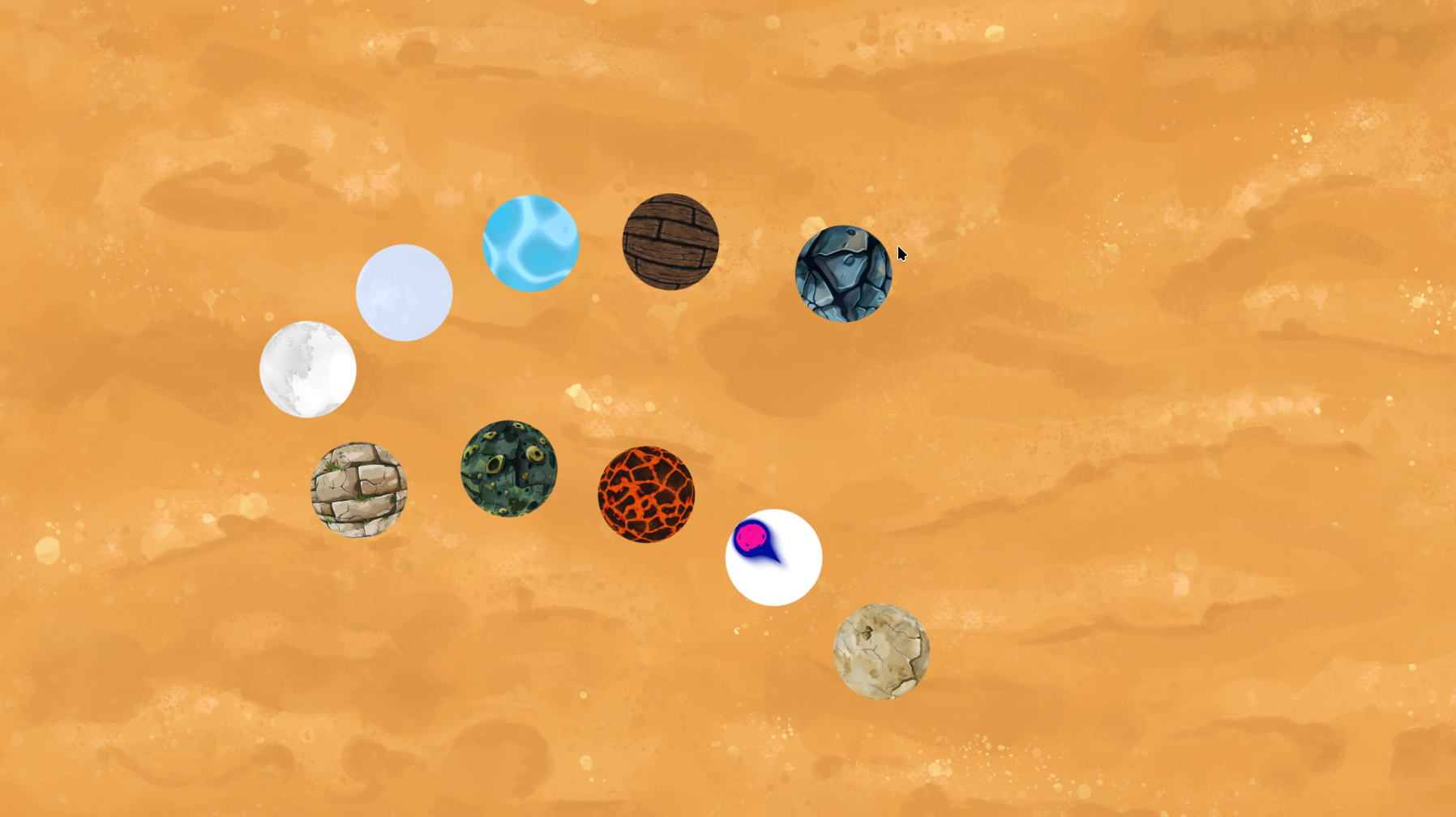 2d Spheres/Marbles/Balls with Rotation Animation Asset by Biim_Games