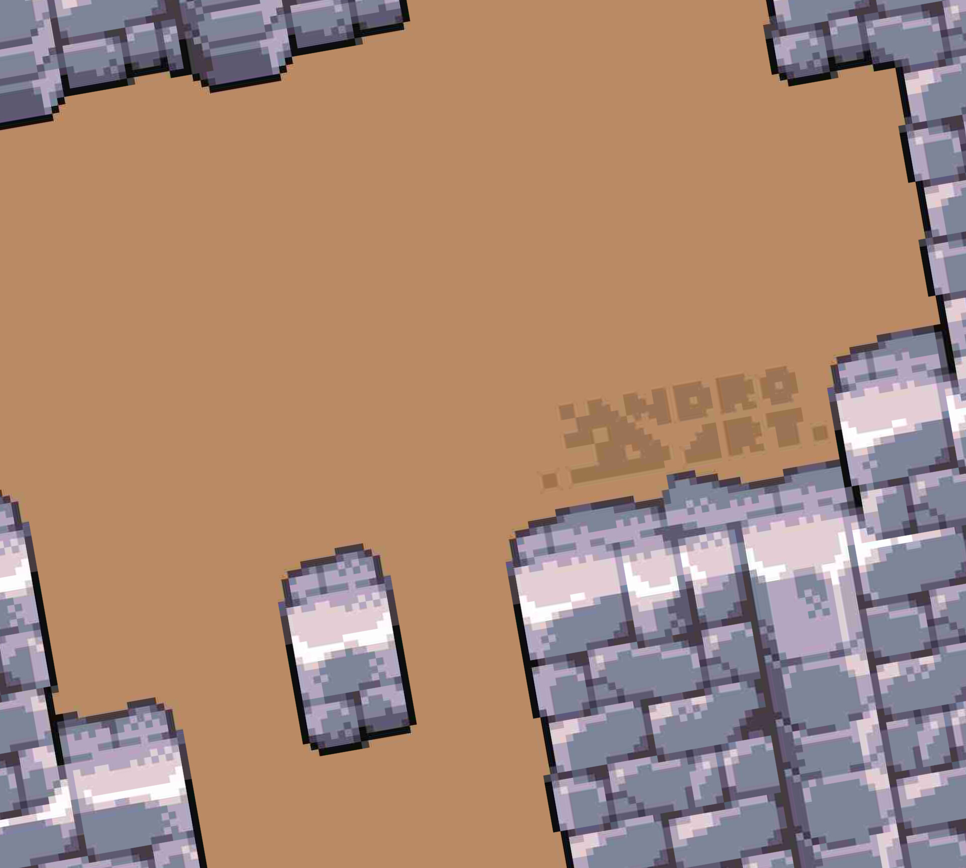 Platform TILESET - stone bricks by Andro Art - Pixel Artist