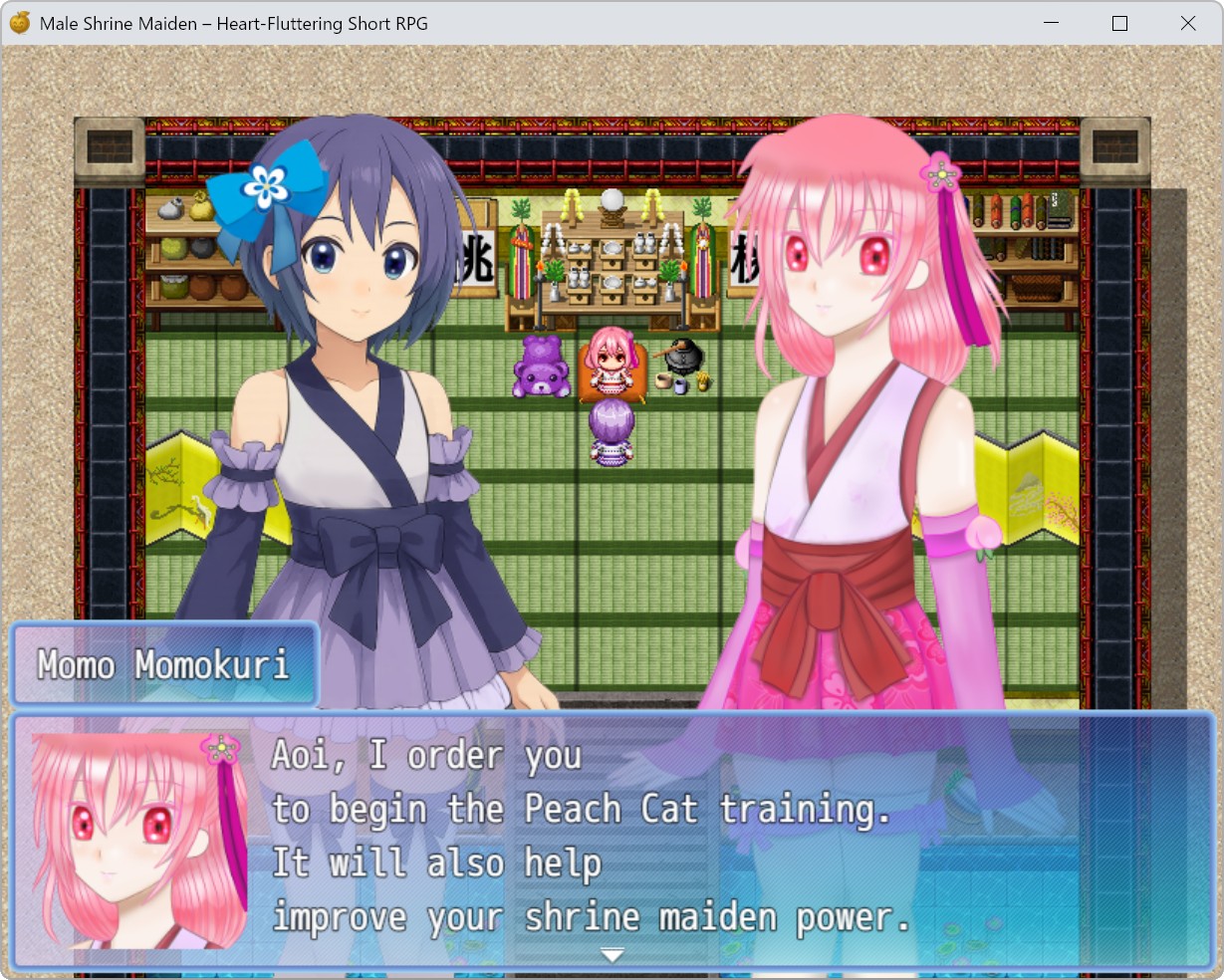 Male Shrine Maiden Heart-Fluttering Short RPG by kimirinko.