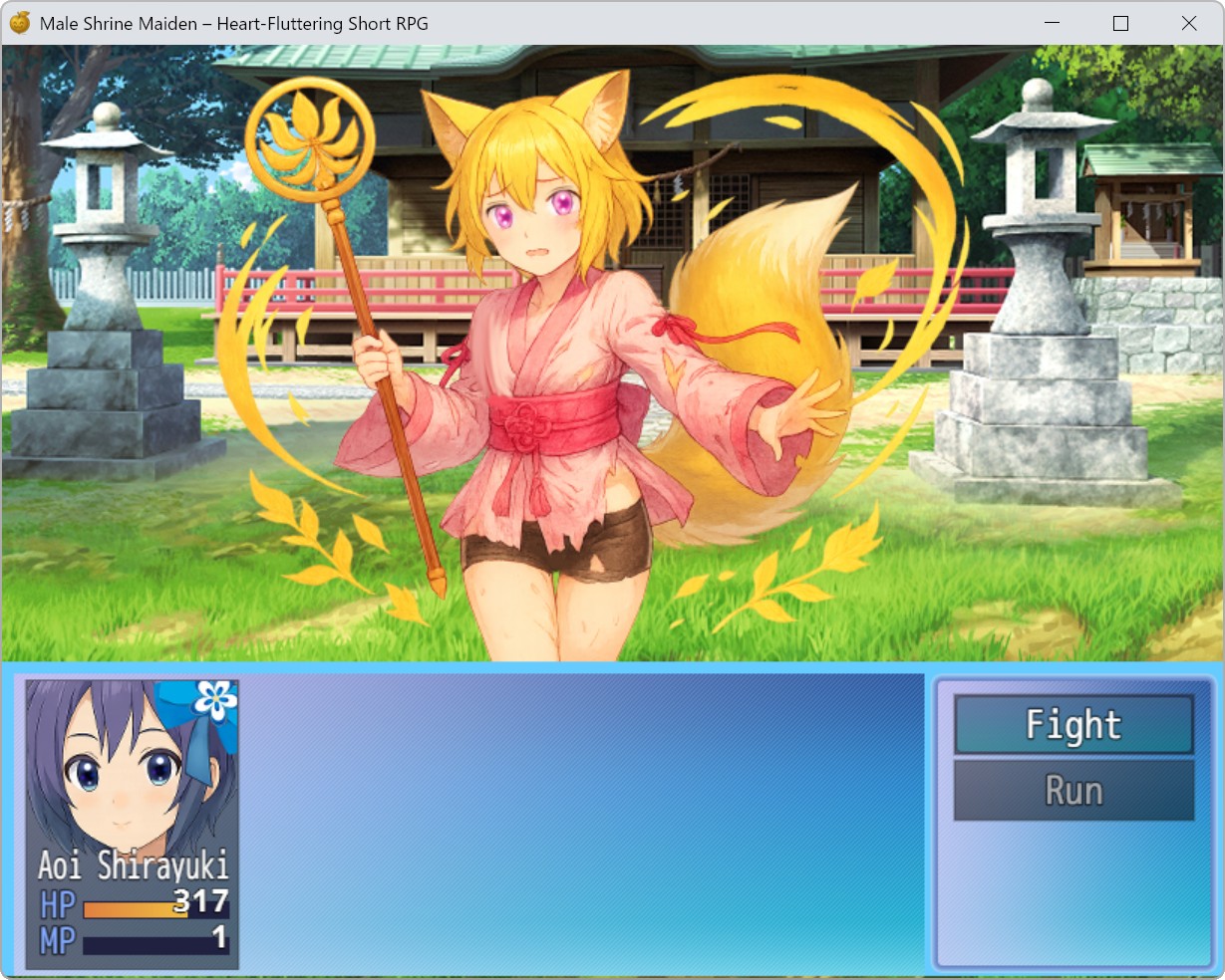 Male Shrine Maiden Heart-Fluttering Short RPG by kimirinko.