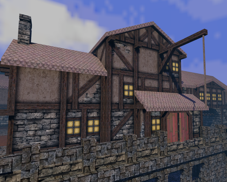 Dark Fantasy Townhouse 64x64 Texture Pack by Level Eleven Games