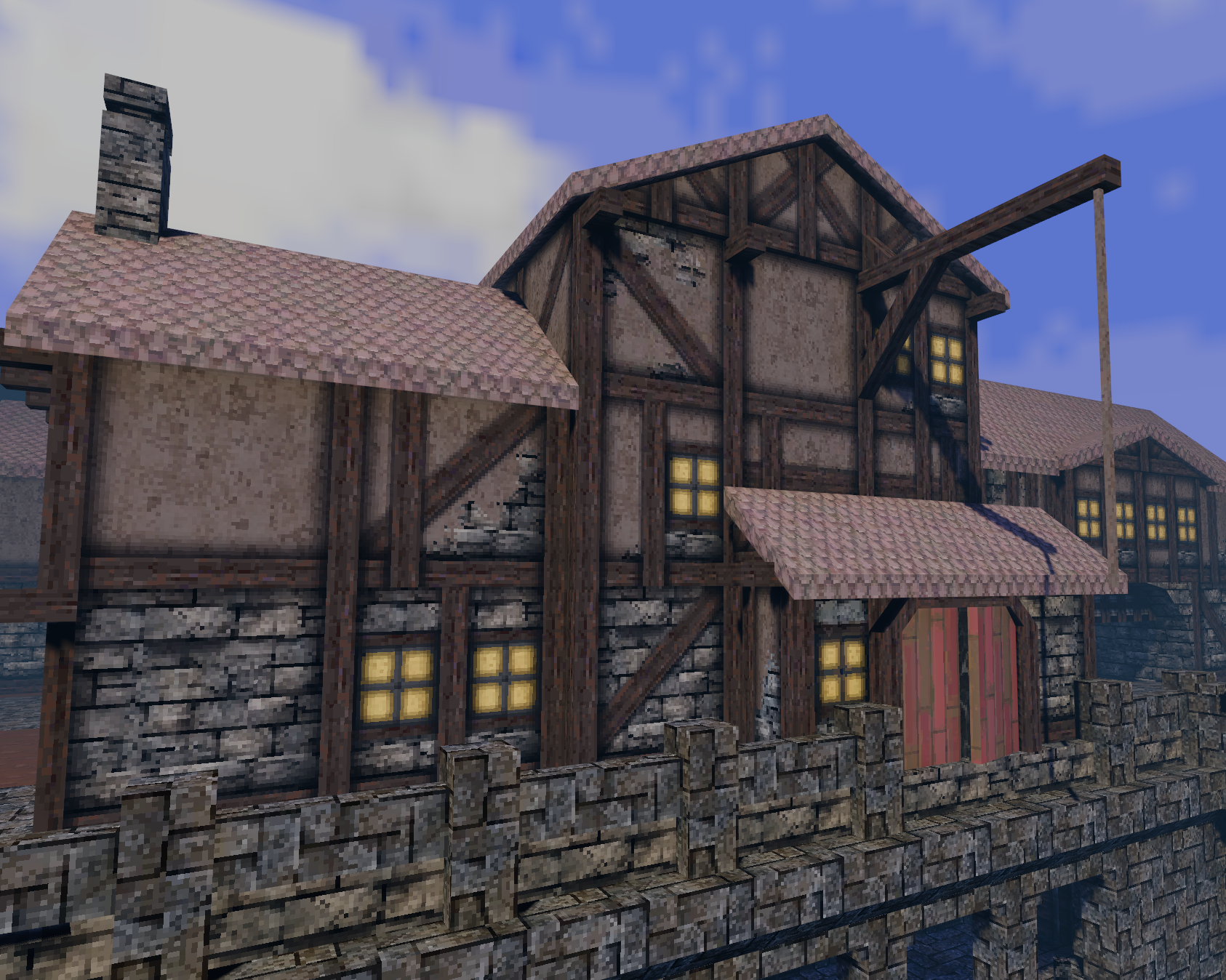 Dark Fantasy Townhouse 64x64 Texture Pack by Level Eleven Games