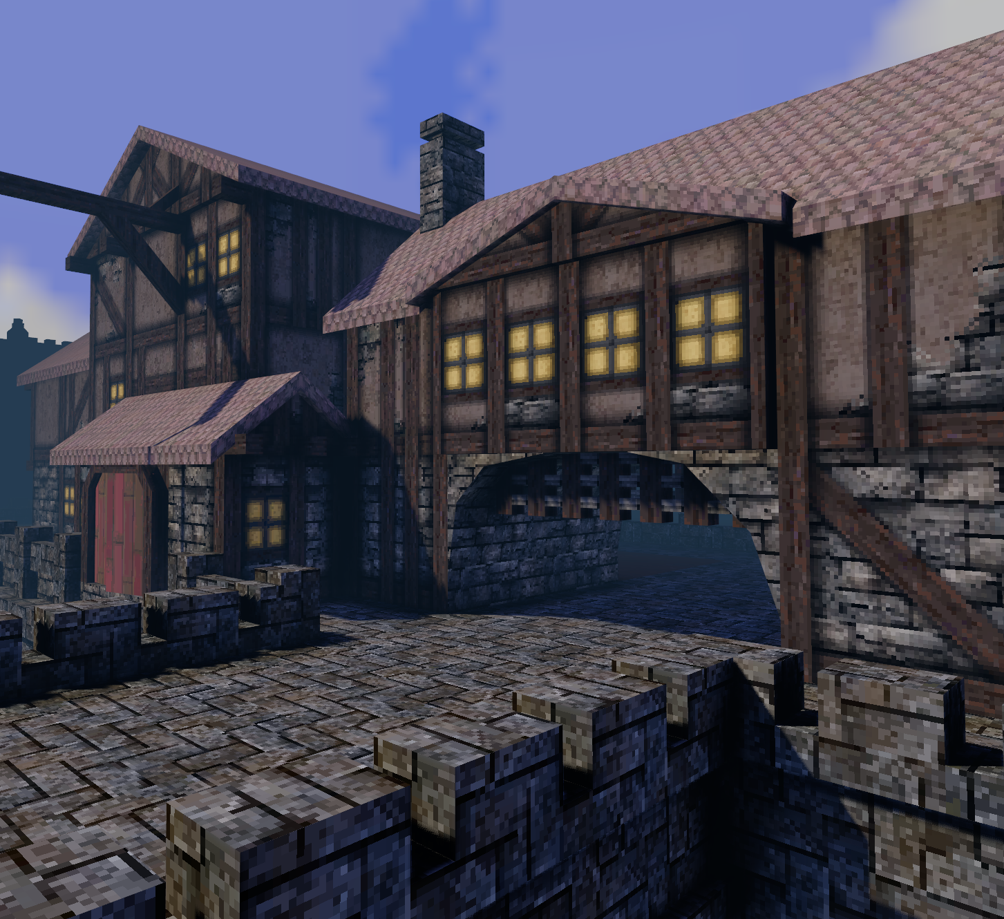 Dark Fantasy Townhouse 64x64 Texture Pack by Level Eleven Games