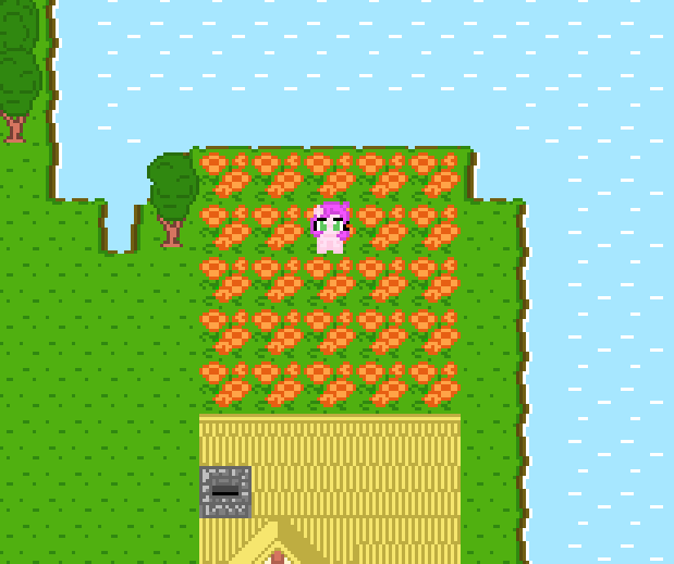 Public Domain Pixel Ponies by hyreia