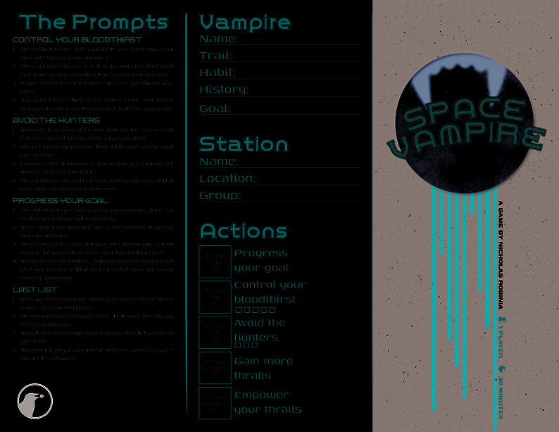 Space Vampire by Nicholas Robinia - Ravensridge, The Ravensridge Press