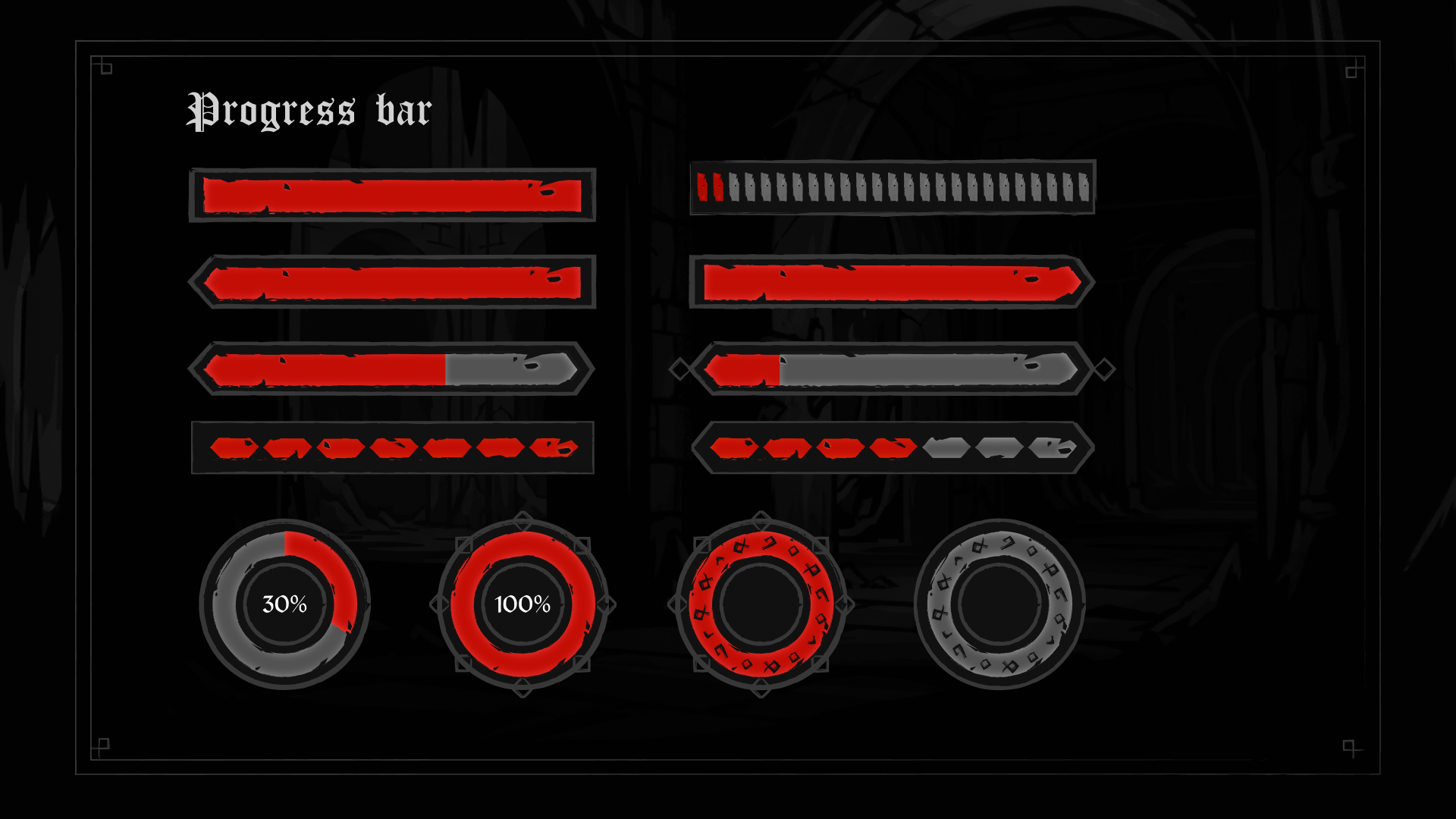 BloodLines UI (Unity Asset) by xGaida, Shieldomirs
