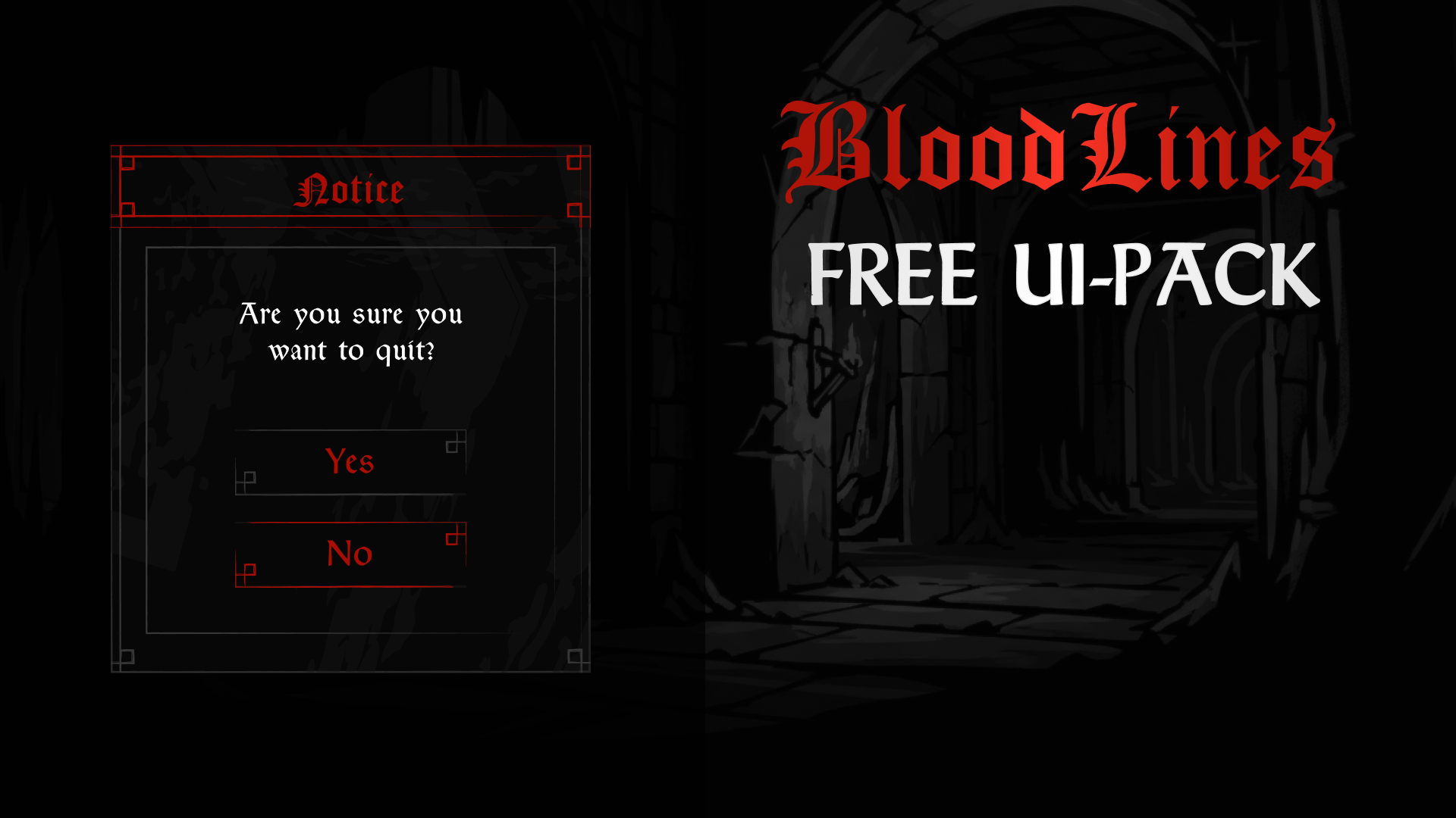 BloodLines UI (Unity Asset) by xGaida, Shieldomirs