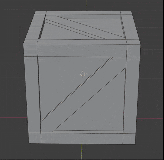 Low Poly Wooden Crate Asset by Scary Monkey Incorporated