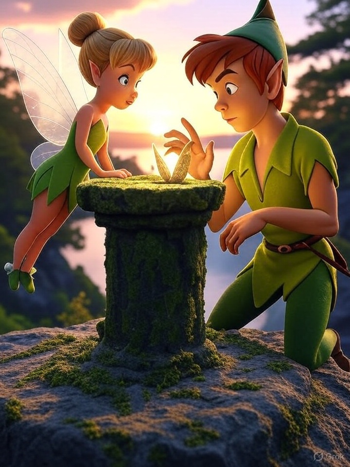 Peter Pan and Tinker Bell: The Mermaid Isle by COREY BROWDER
