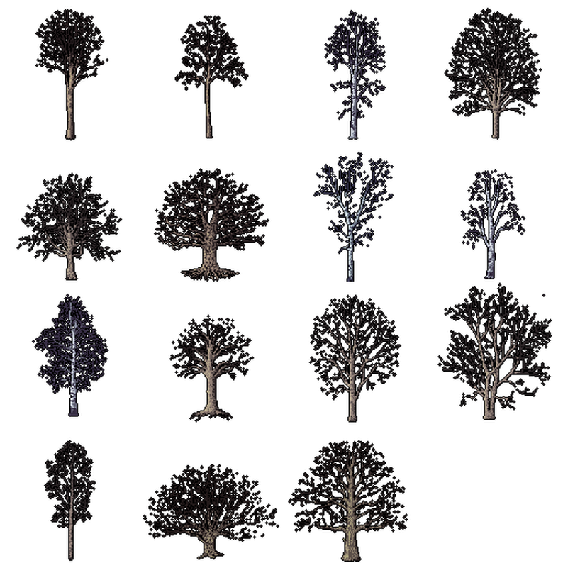 2D FOREST FREE 128x128 by Last tick