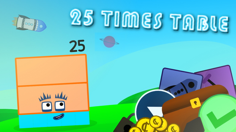 Numberblocks - 25 Times Table by Javen Productions