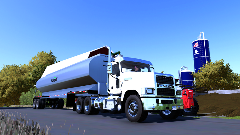 FS22 Cargill Bulk feed trailer by Gmf modding