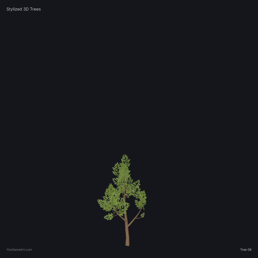 Free 3D Trees Pack by Yoo Game Art
