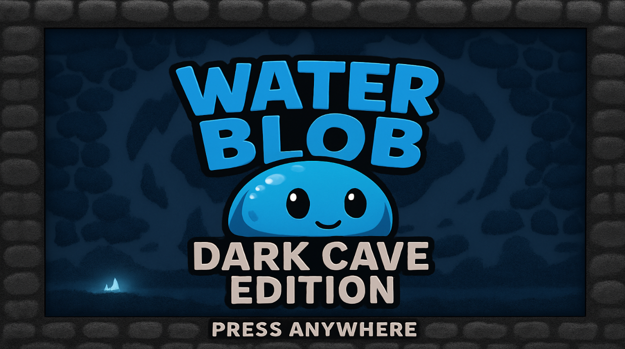 Water Blob In A Cave by TARIR