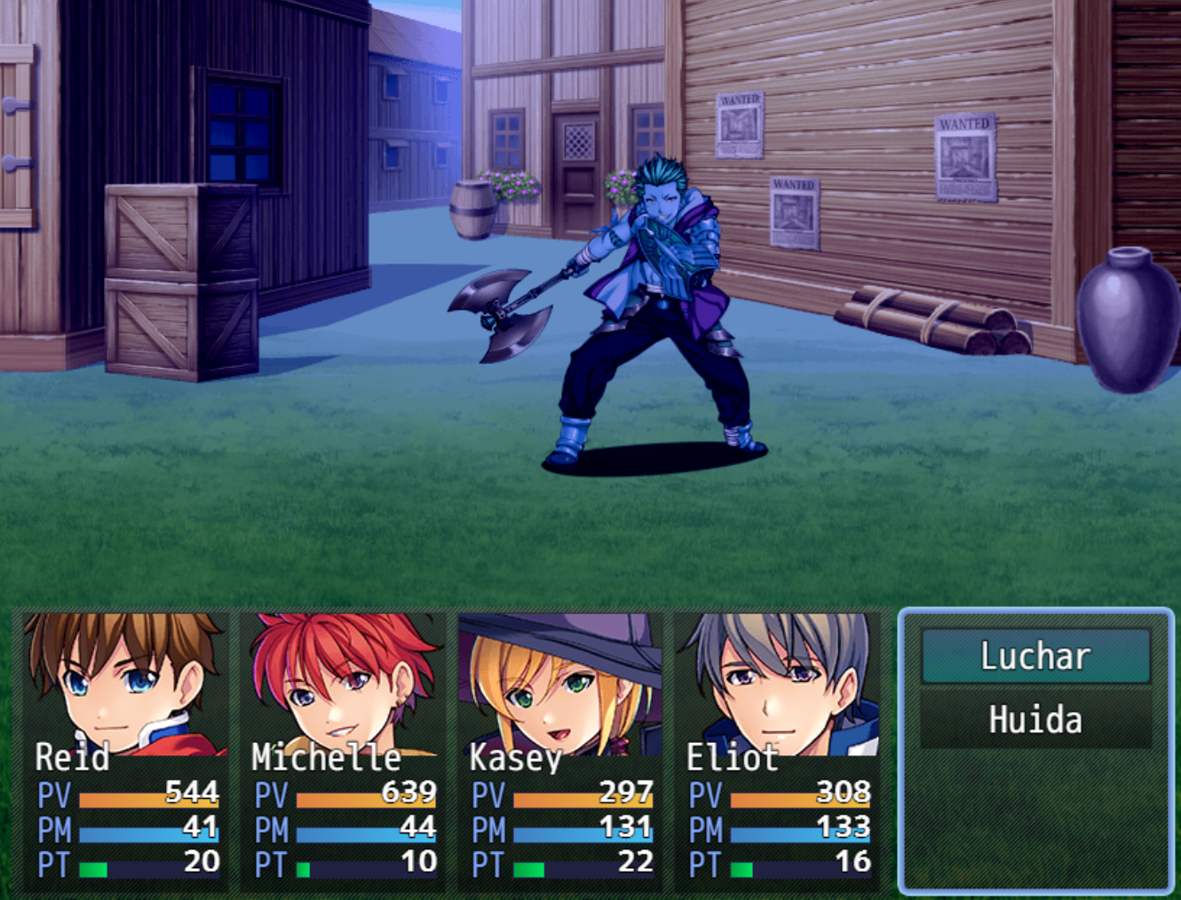RPG maker MZ plugin (esp) - Enemies at night by Akagiz Works