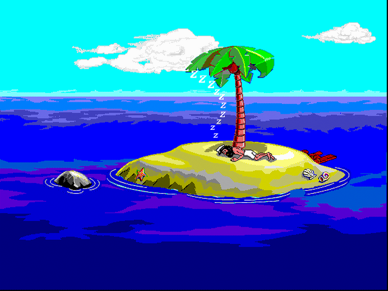 Johnny Castaway Desktop by deckarep