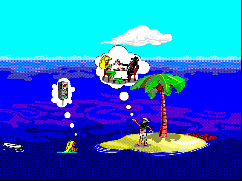 Johnny Castaway Desktop by deckarep