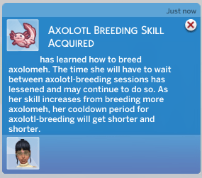 Axolotl Breeding Skill by baniduhaine