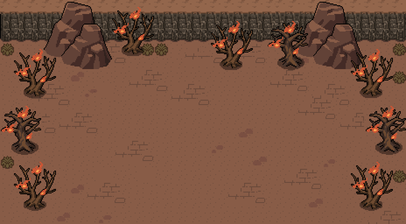 Chinese Myth RPG Desert Volcano Asset Pack- ancient China by HTgame2089-X