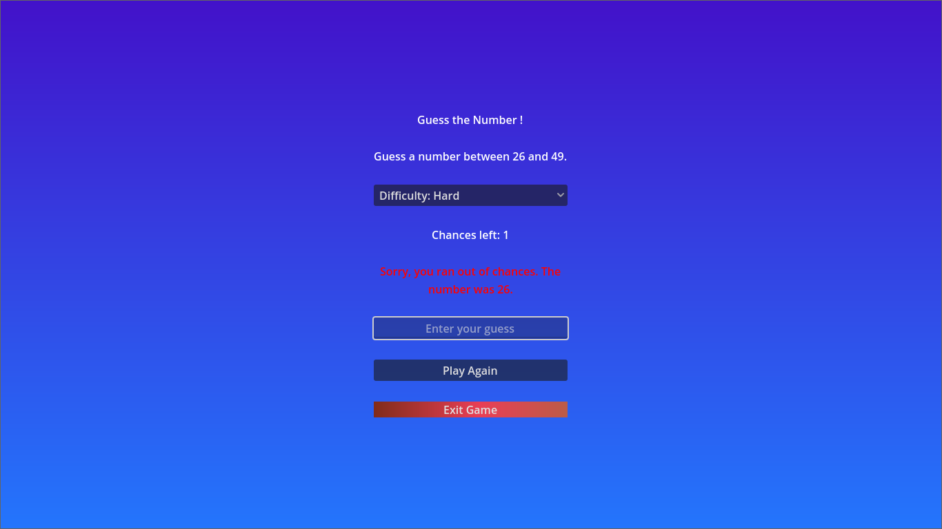 Number Guessing Game by venus-games-official