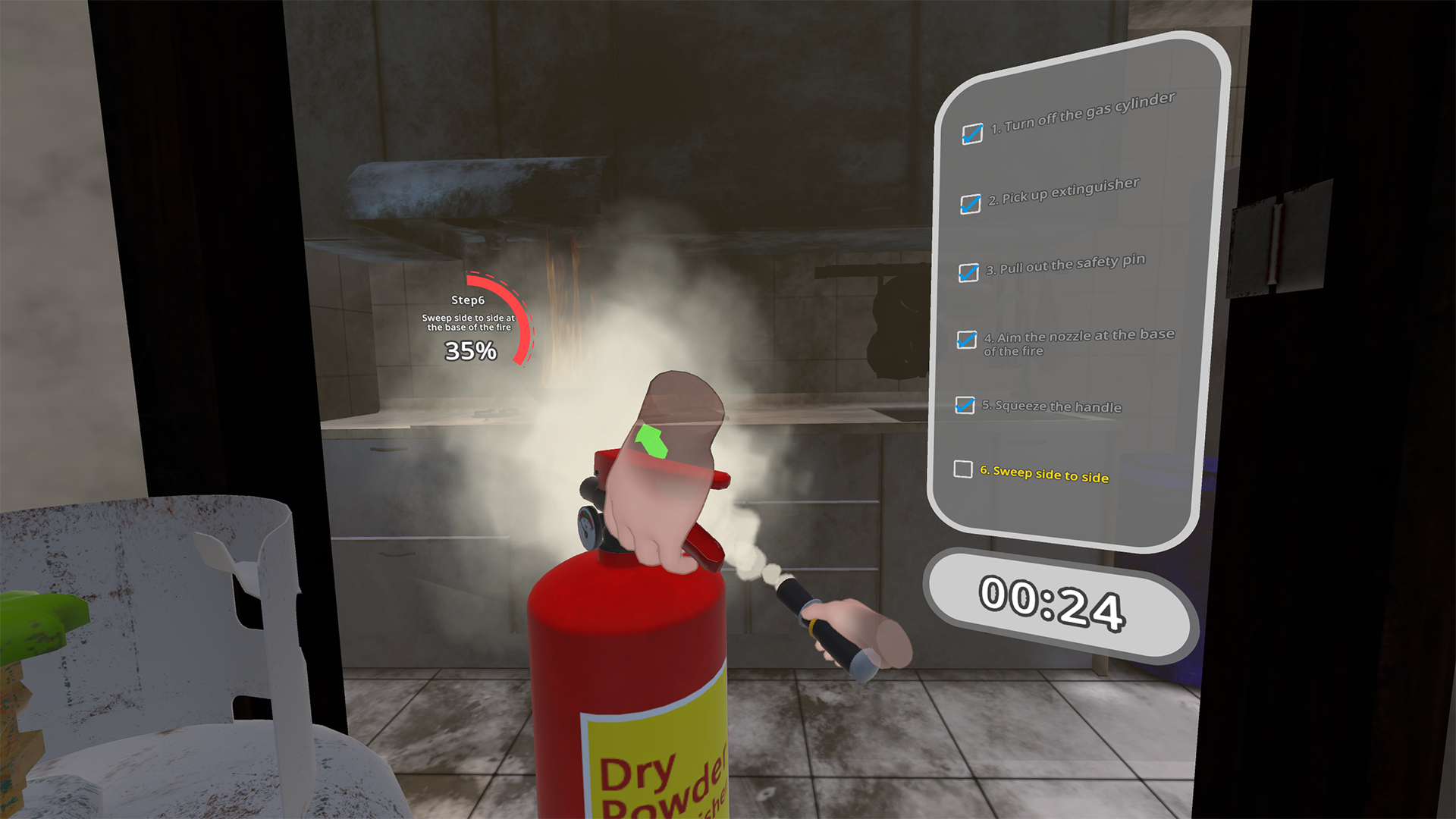 FireSwift: VR Fire Extinguisher Training by Huaging