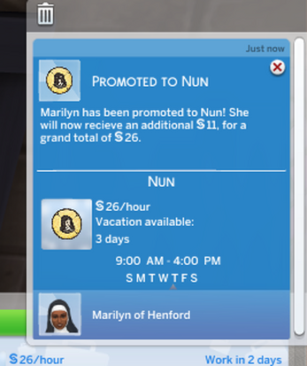 Medieval Nun Career for the Sims 4 by BogusAvathePit's Sims 4 Mods