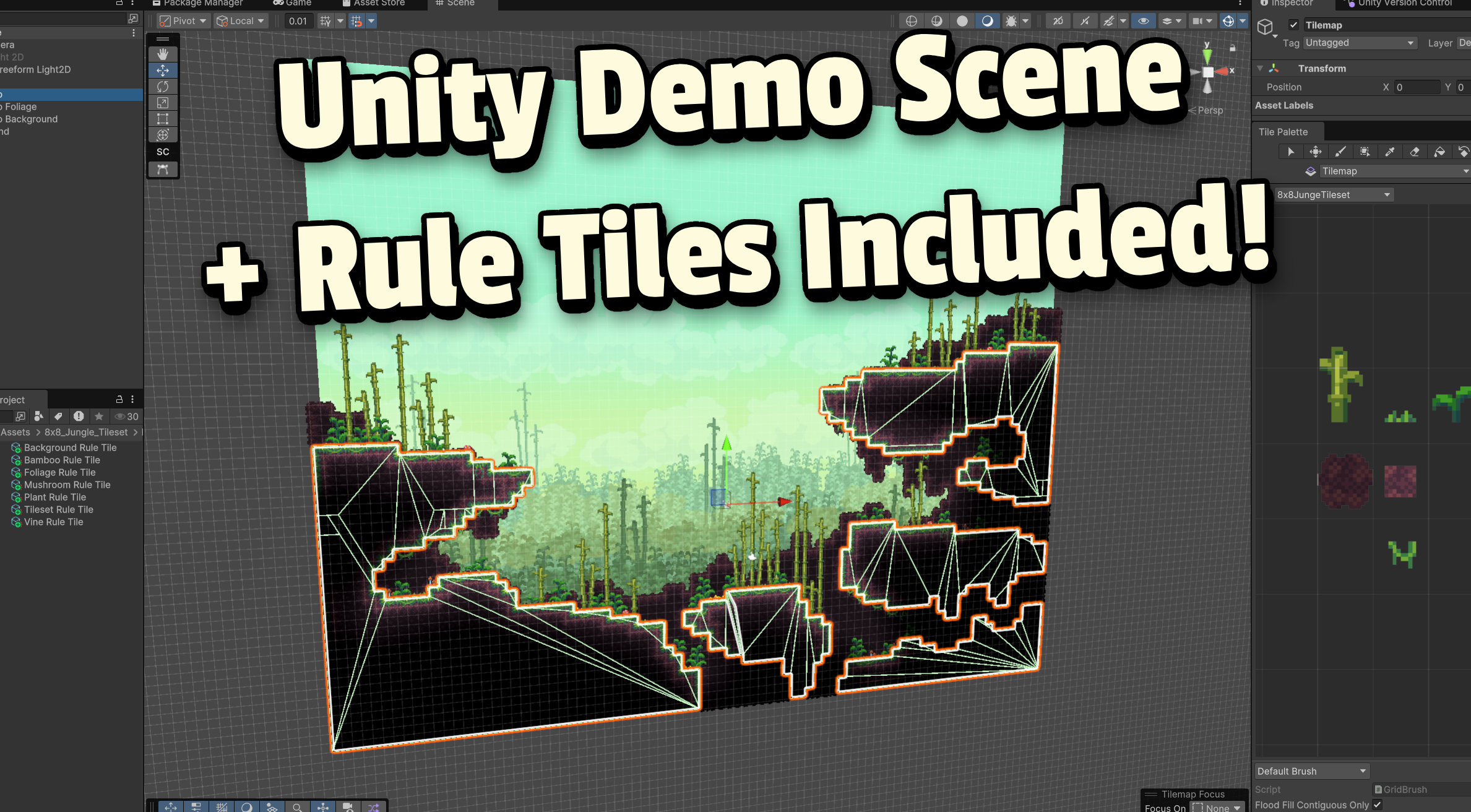 8x8 Jungle Tileset by DANKEL317